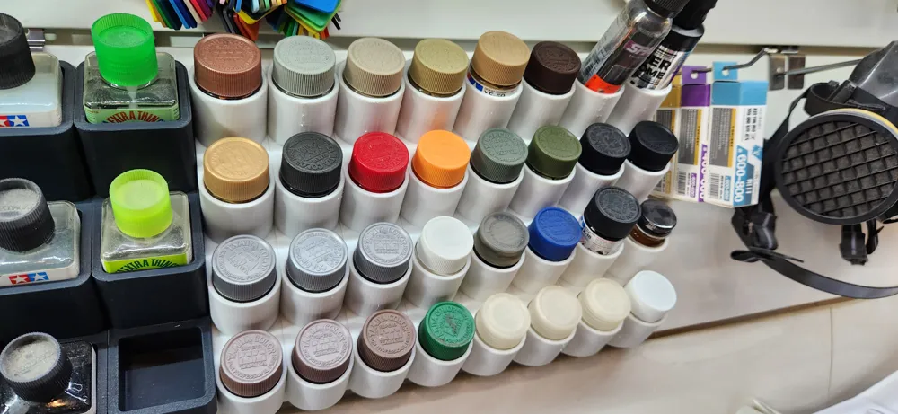 Tamiya 10 ml Paint rack by YULPrint3D - MakerWorld