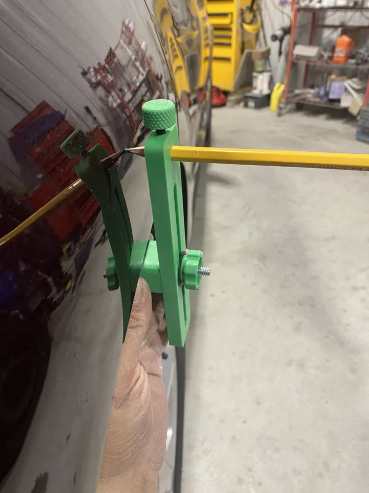 Autobody Line Marker - Free 3D Print Model - MakerWorld