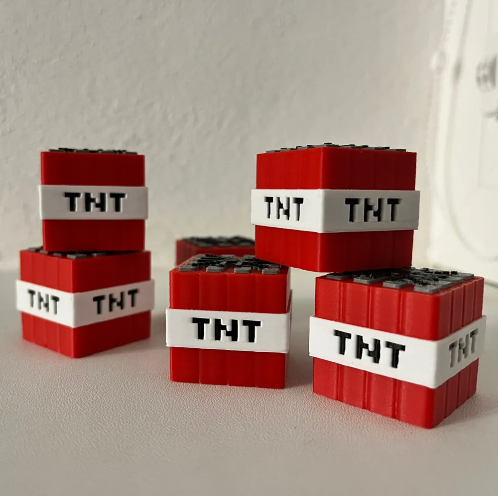 Minecraft TNT Block by 3DBURI - MakerWorld