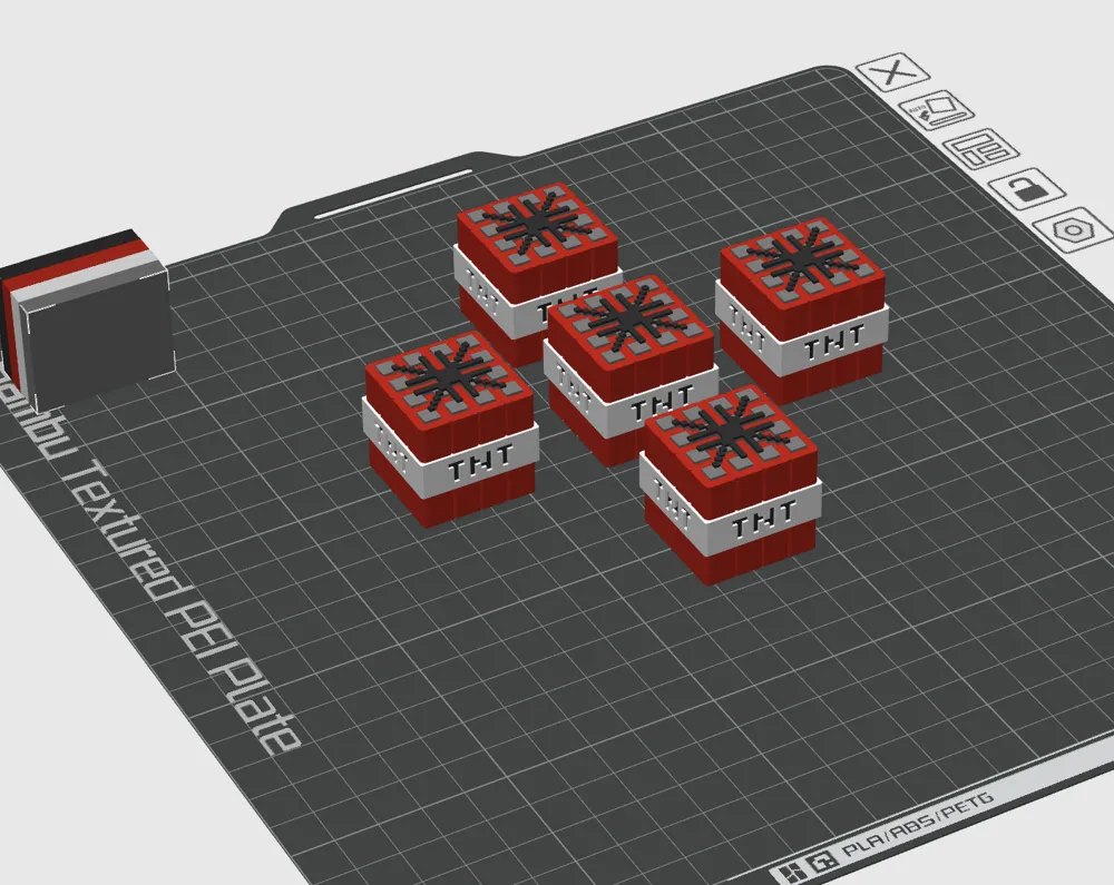 Minecraft TNT Block by 3DBURI MakerWorld: Download Free 3D Models