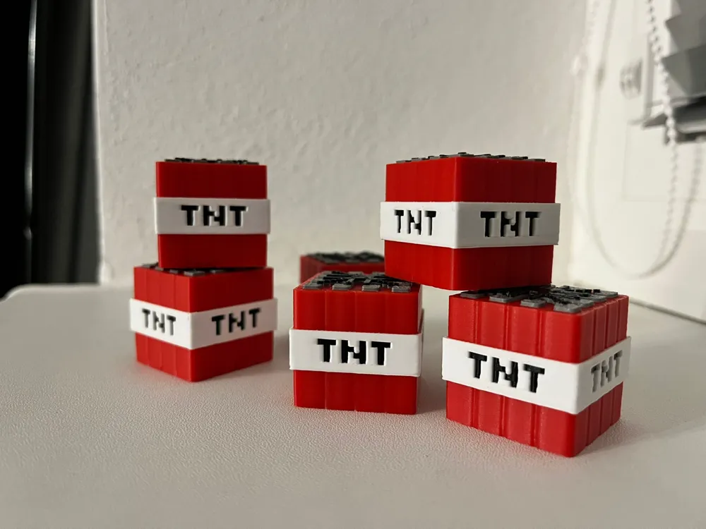 Minecraft TNT Block by 3DBURI - MakerWorld