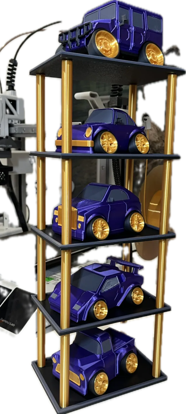 Tooned car display - Free 3D Print Model - MakerWorld