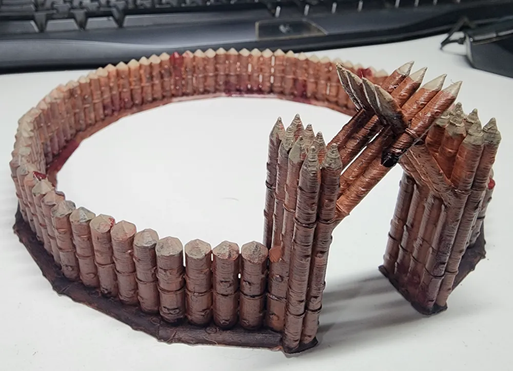 DnD Fighting pit Remixed by Fork MakerWorld: Download Free 3D Models