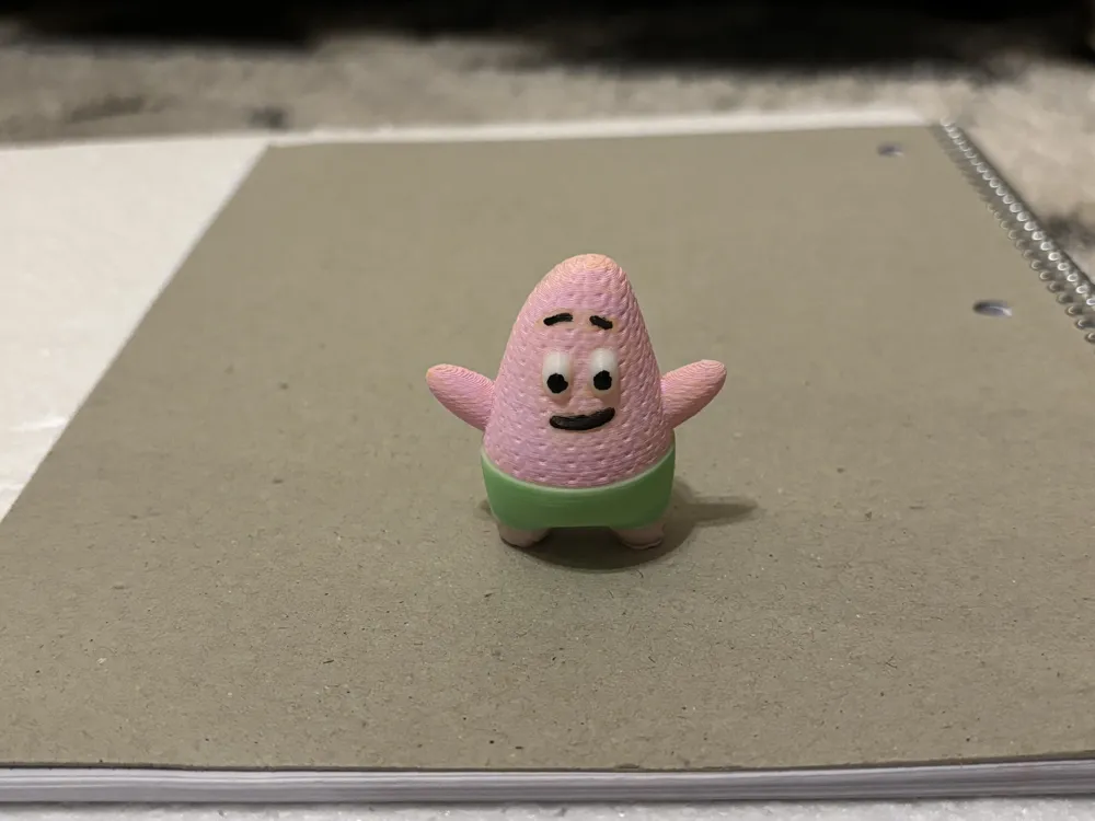 Cute Knitted SpongeBob SquarePants Patrick Remixed by Tiger prints ...