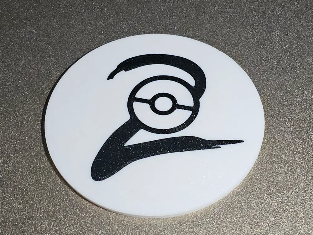pokemon base set 2 symbol coaster by Melmski1 - MakerWorld
