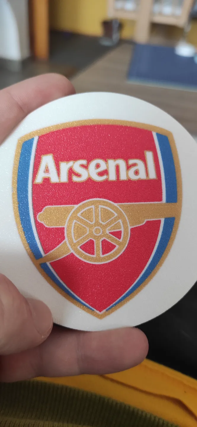 Arsenal Coaster by Carlson - MakerWorld