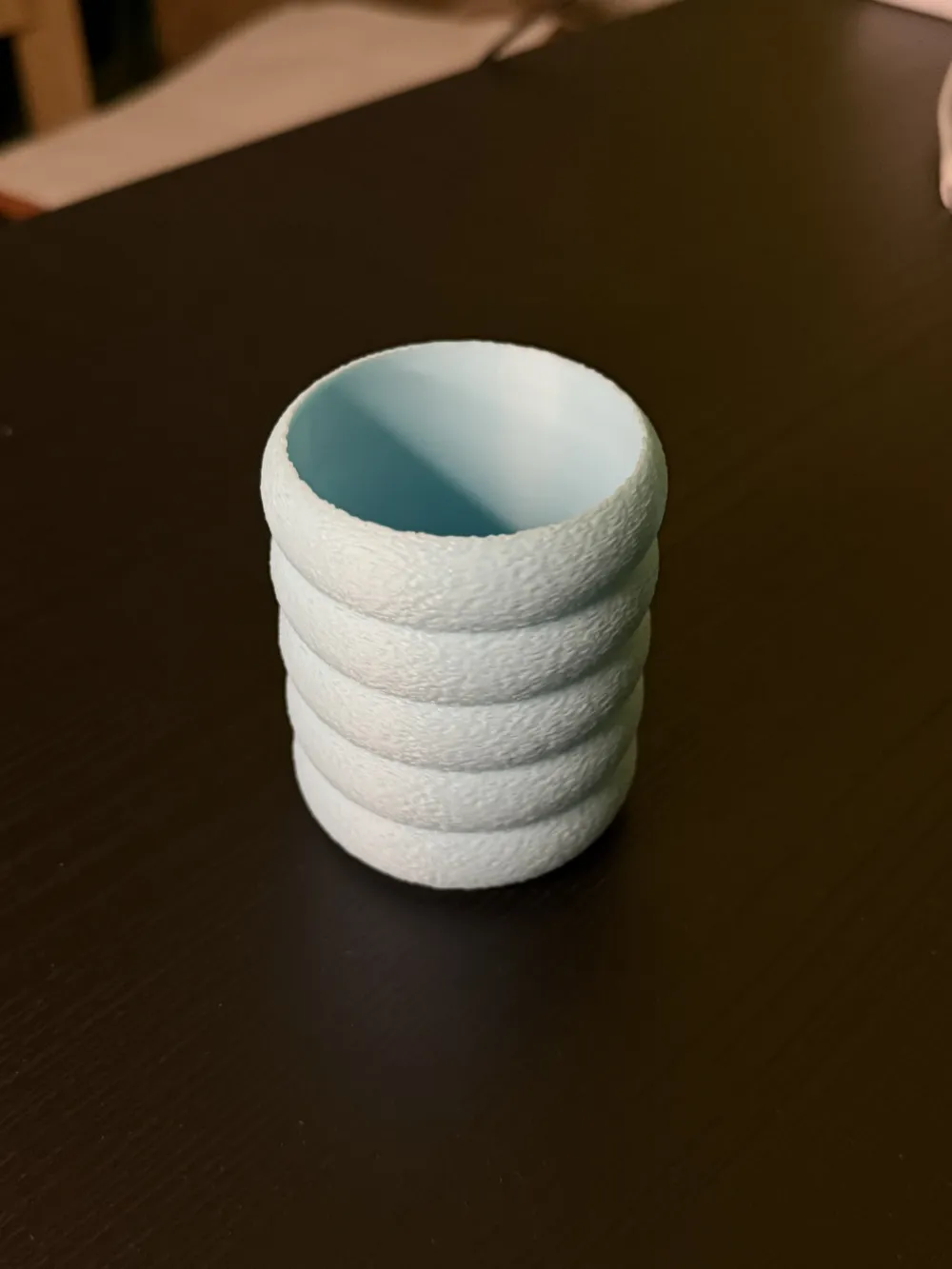 Fuzzy Skin Donut Toothbrush Cup - Free 3D Print Model - MakerWorld