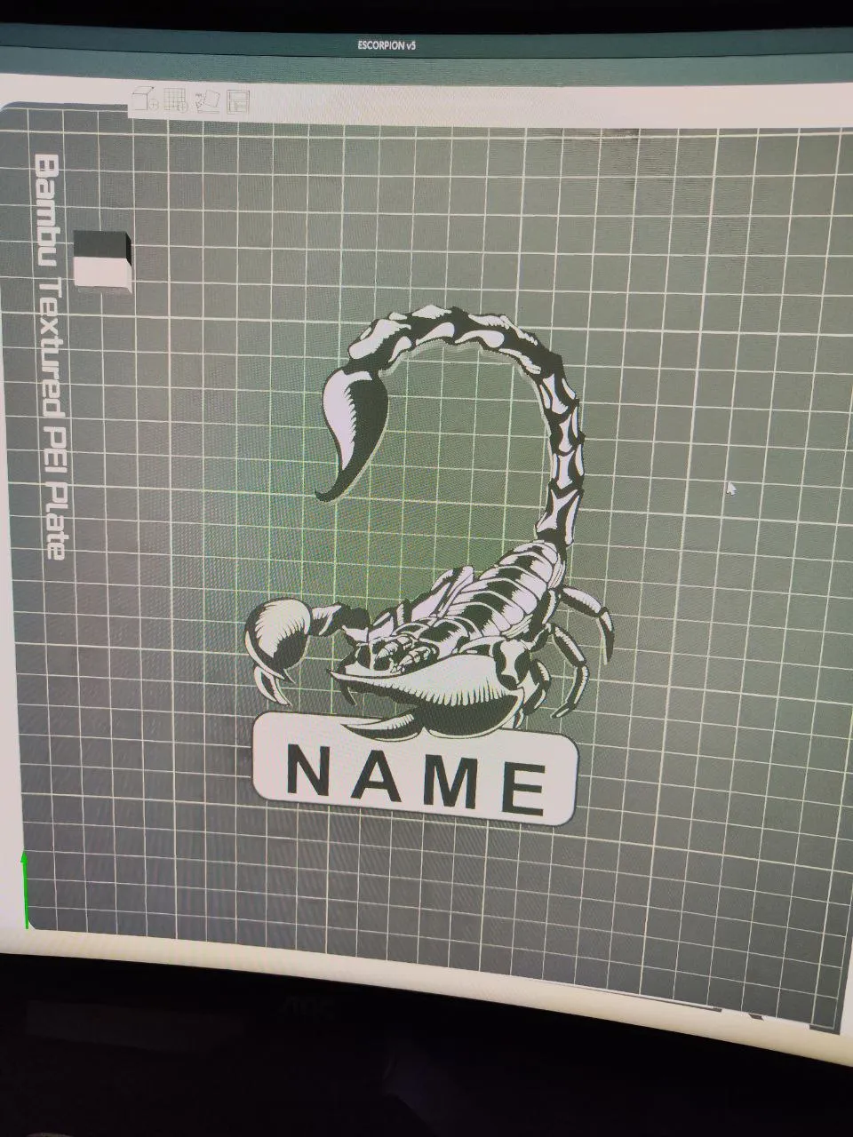 SCORPION-YOUR NAME by ISMAPP MakerWorld: Download Free 3D Models