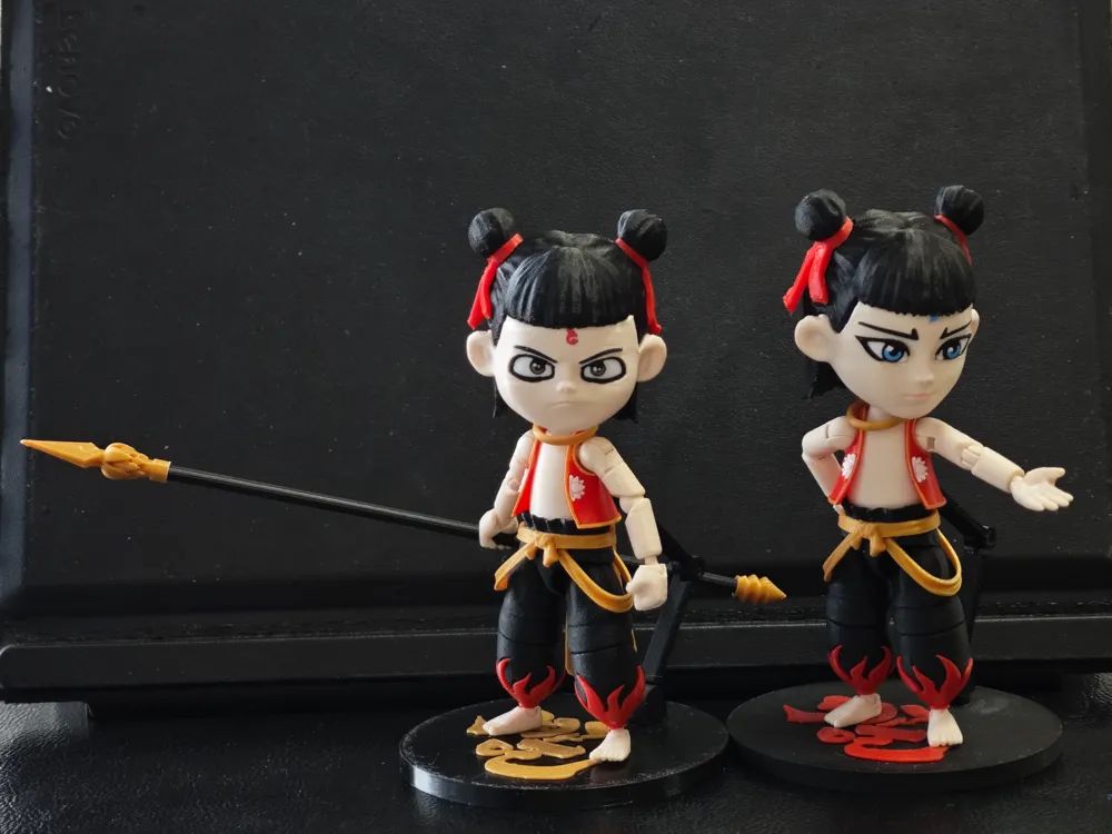 Nezha Articulated Action Figure by daokouxiaxingzou MakerWorld ...