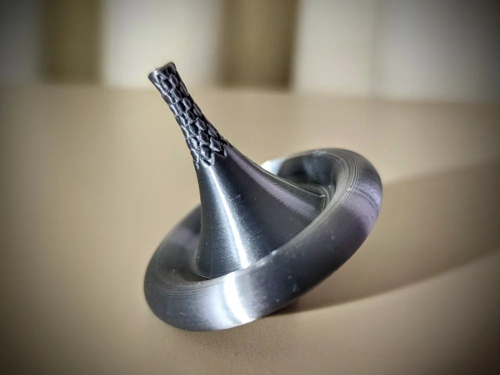 Long spinning top - Gyro fidget spinner - NO GLUE - Free 3D Print Model ...