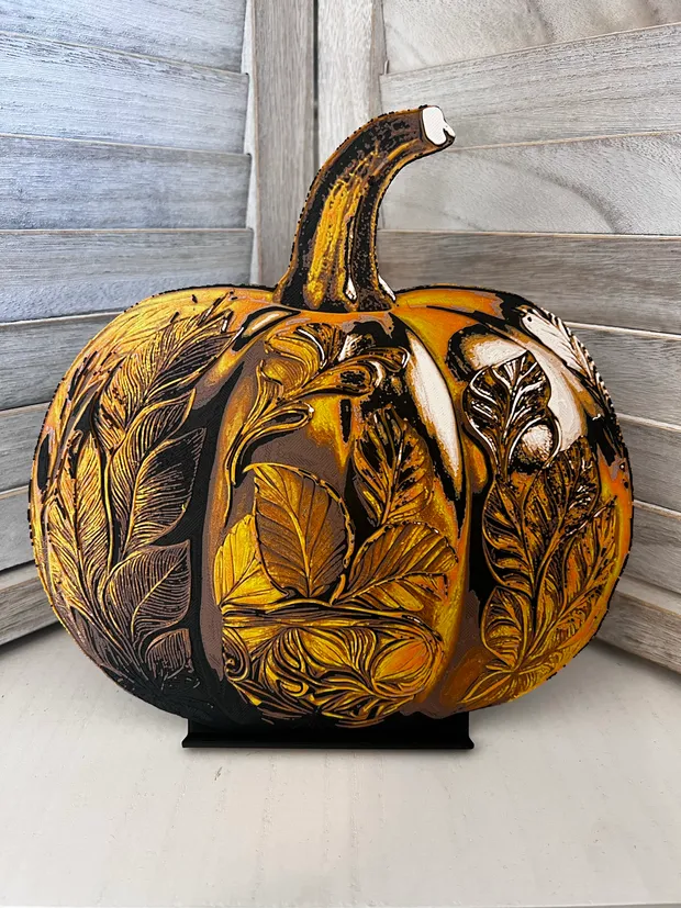 Fall Pumpkin - Free 3D Print Model - MakerWorld