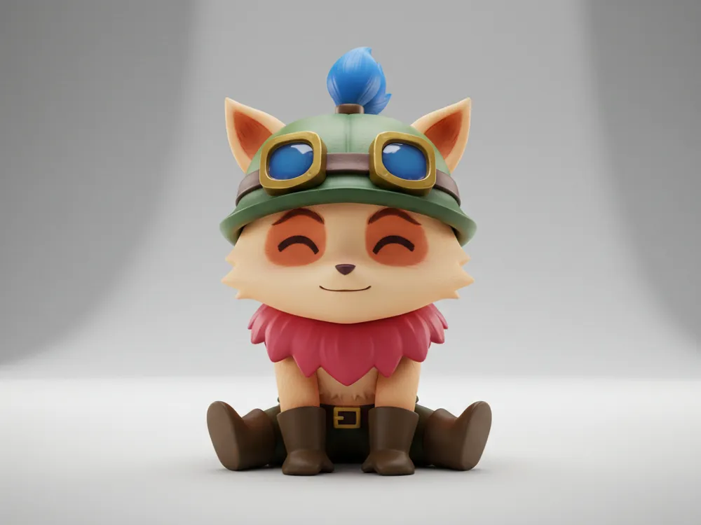 Encantador Chibi Teemo - League of Legends por Elio MakerWorld ...