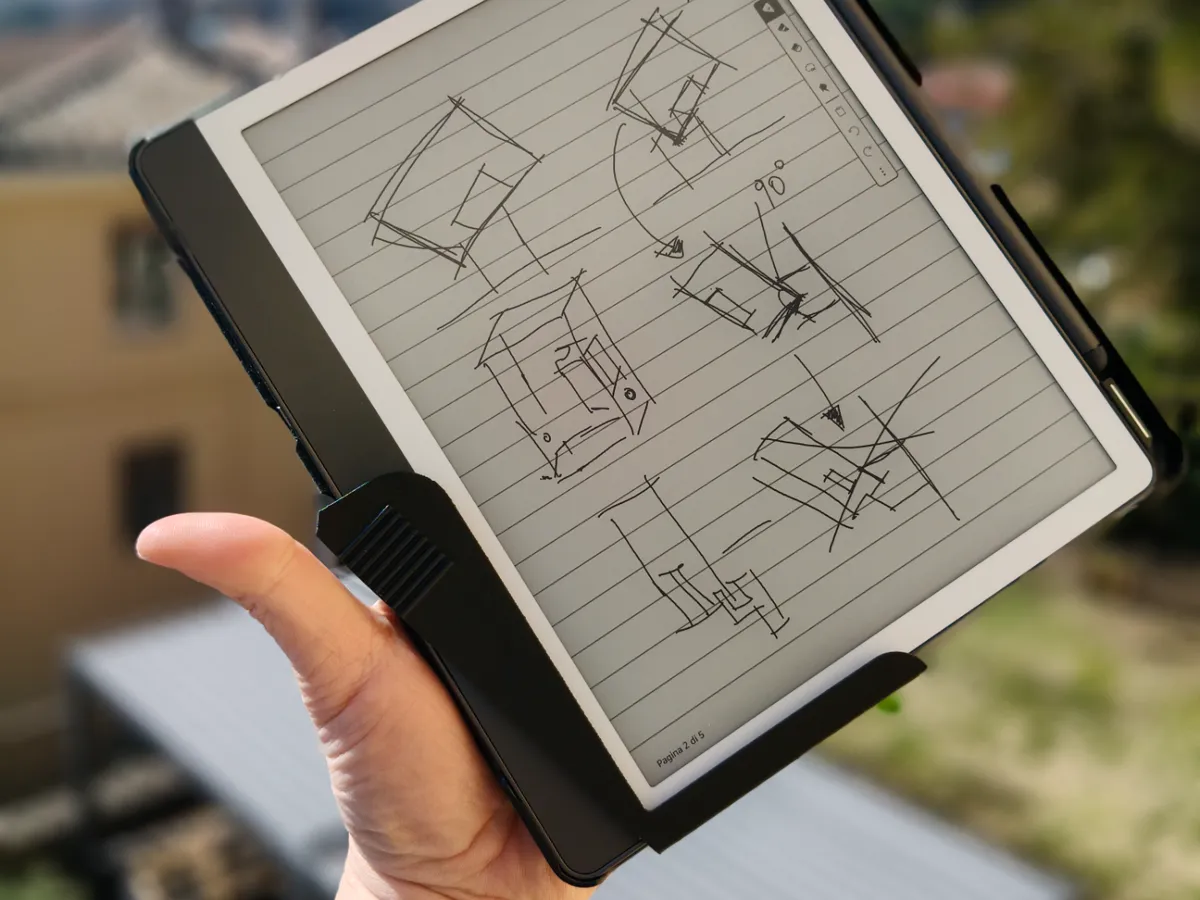 Corner Grip for Kindle Scribe 2024 - Free 3D Print Model - MakerWorld