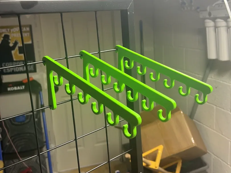 GridWall Hangers - Waterfall - Free 3D Print Model - MakerWorld