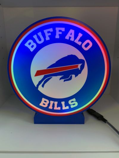 Buffalo Bills Light Box by stevesDesigns - MakerWorld