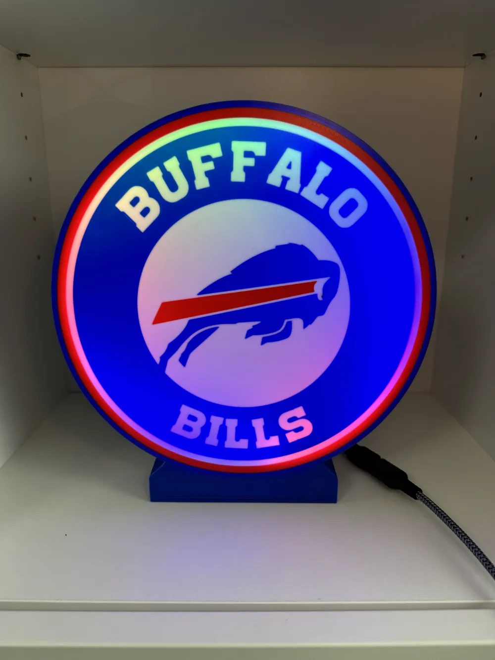 Buffalo Bills Light Box by stevesDesigns - MakerWorld
