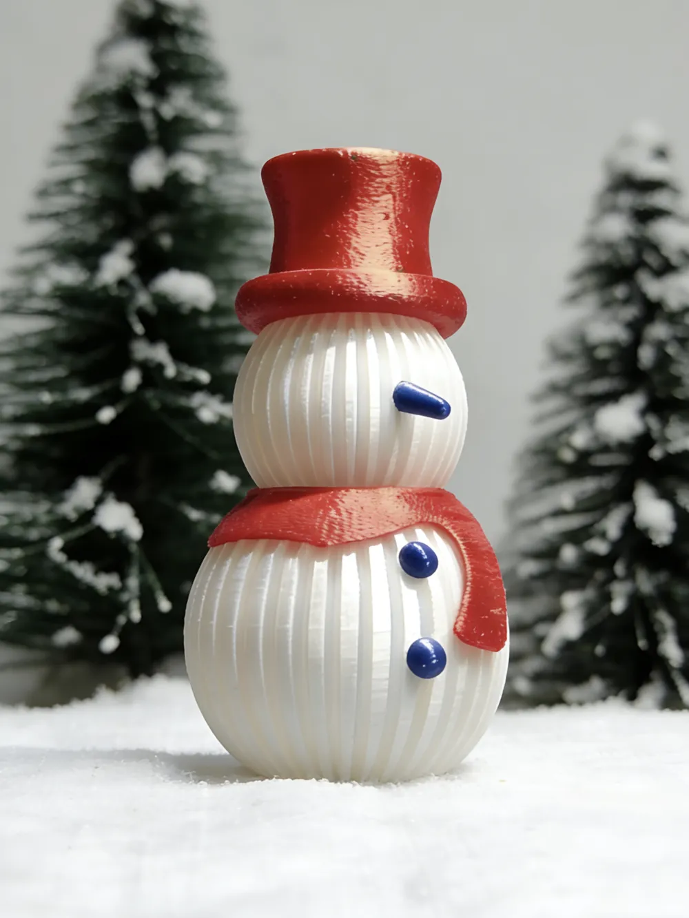 Snowman Gentleman - Free 3D Print Model - MakerWorld