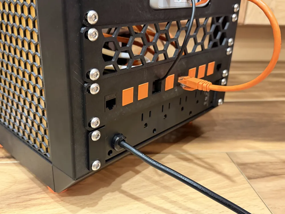 Fixed 1U Recessed PDU Ears Mount for 10 inch Rack - Free 3D Print Model ...