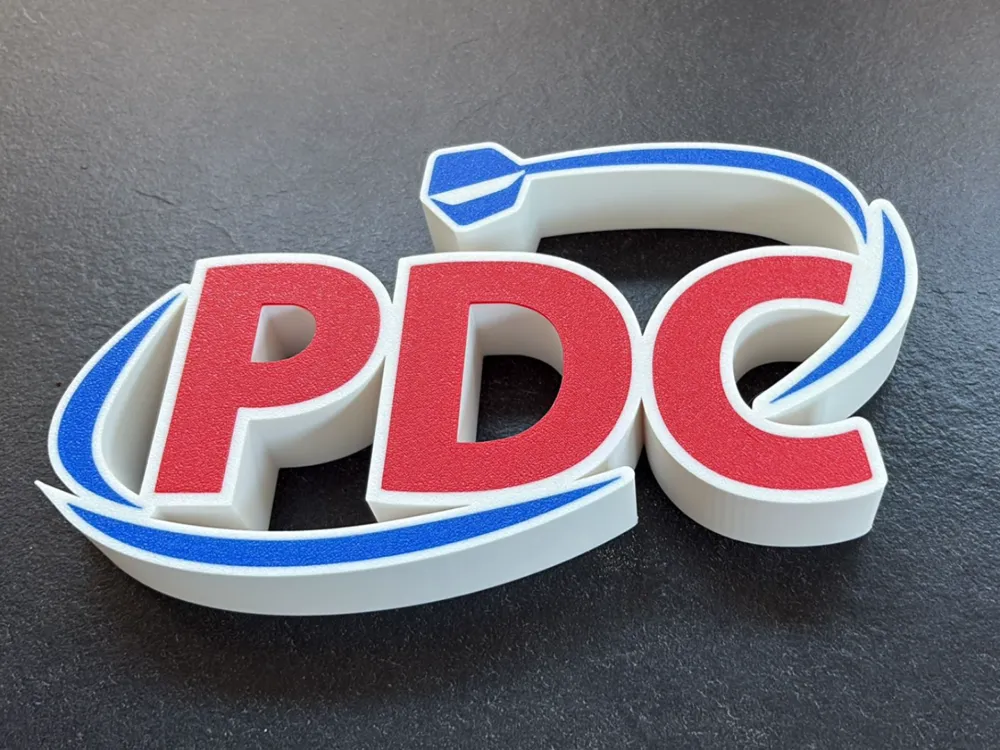 PDC Dart Logo 3D - Free 3D Print Model - MakerWorld