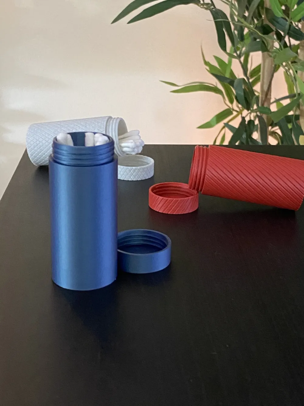 Textured Storage Containers by Eazzz MakerWorld: Download Free 3D Models
