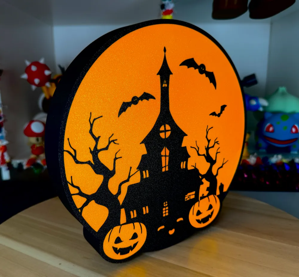 Halloween lightbox by Berry - MakerWorld
