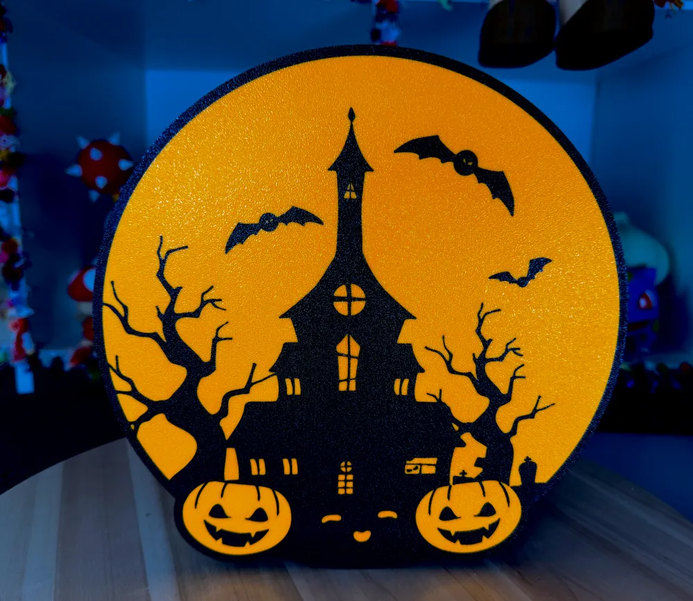 Halloween lightbox by Berry - MakerWorld