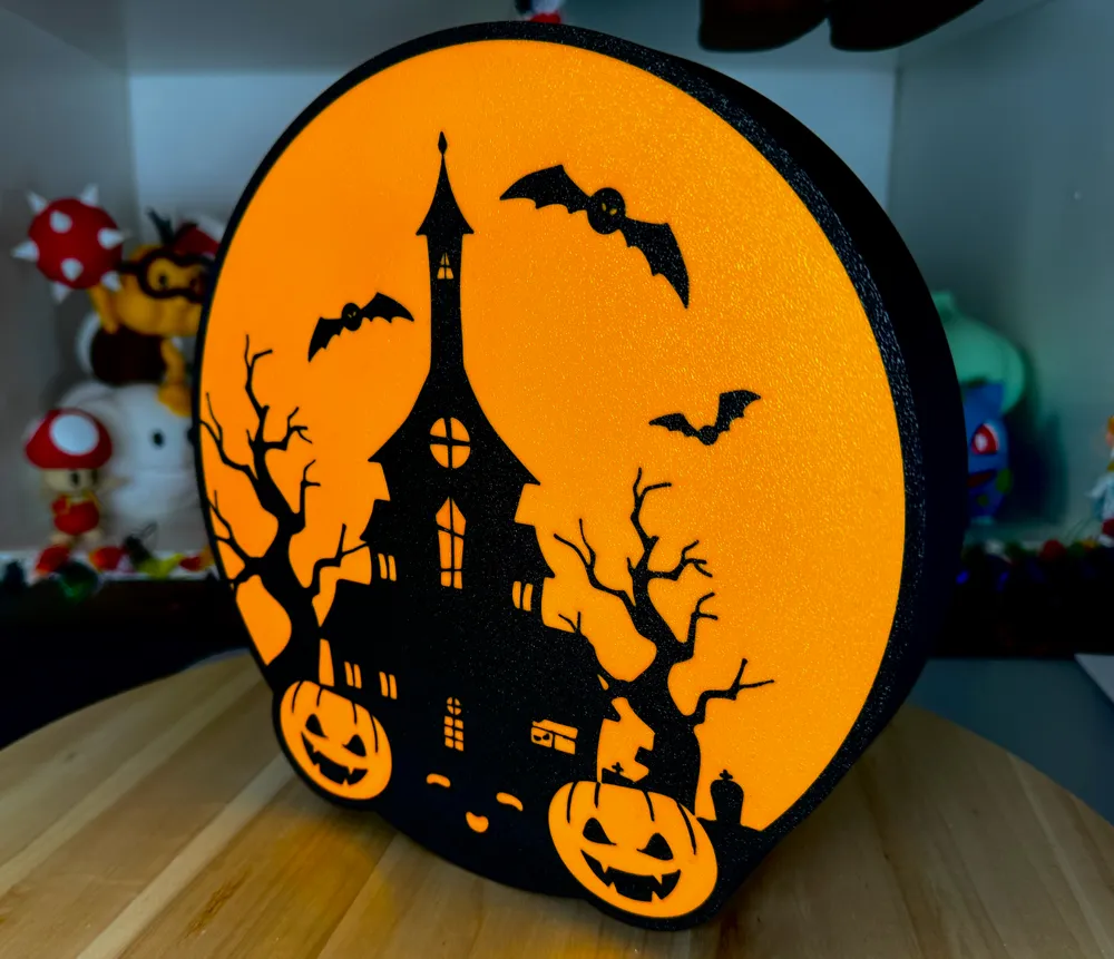 Halloween lightbox by Berry - MakerWorld