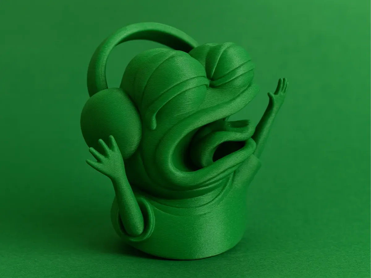 Screaming Pepe the Frog - Free 3D Print Model - MakerWorld