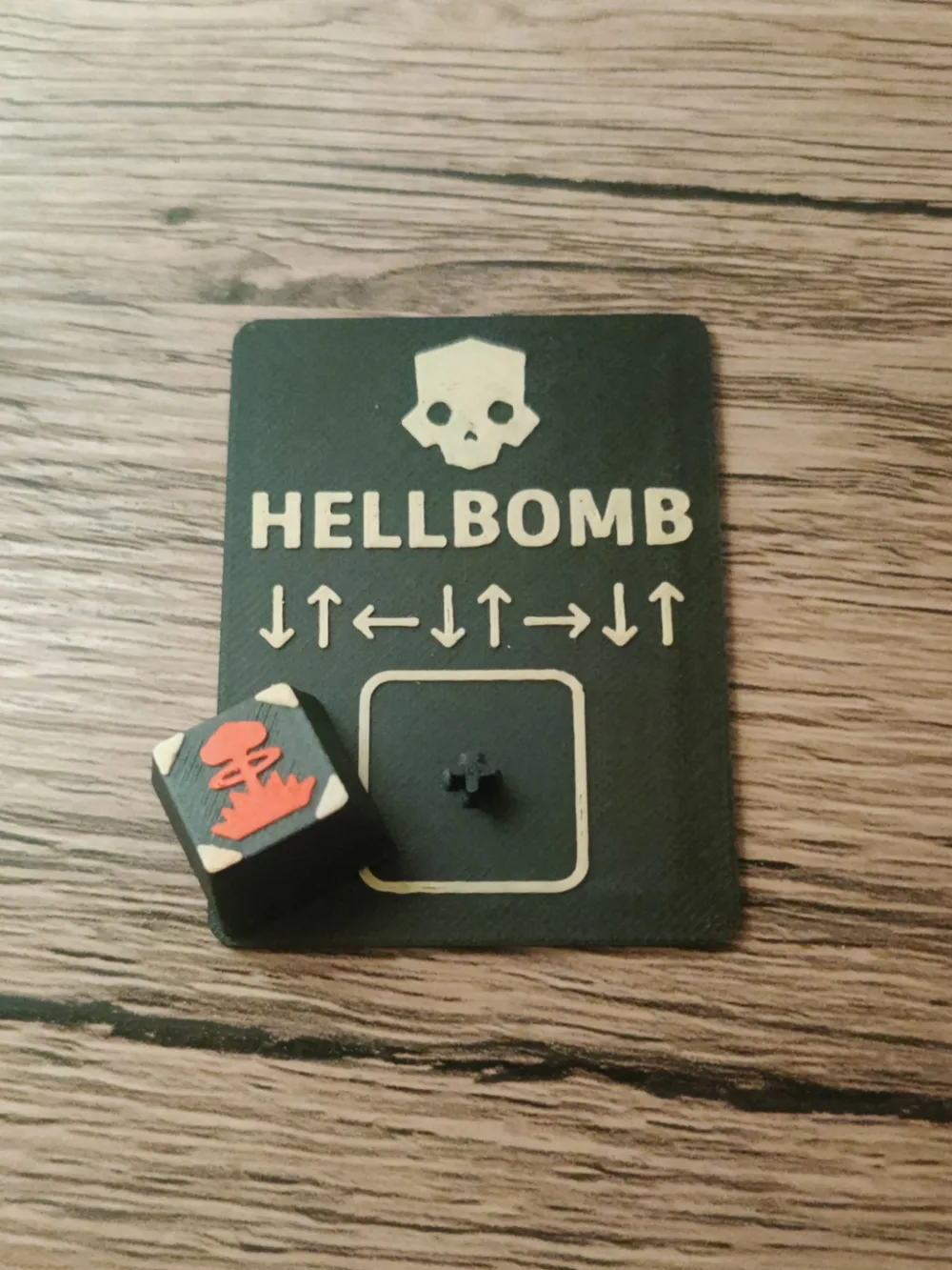 Helldivers Keycap (Hellbomb edition) by Madtrap - MakerWorld