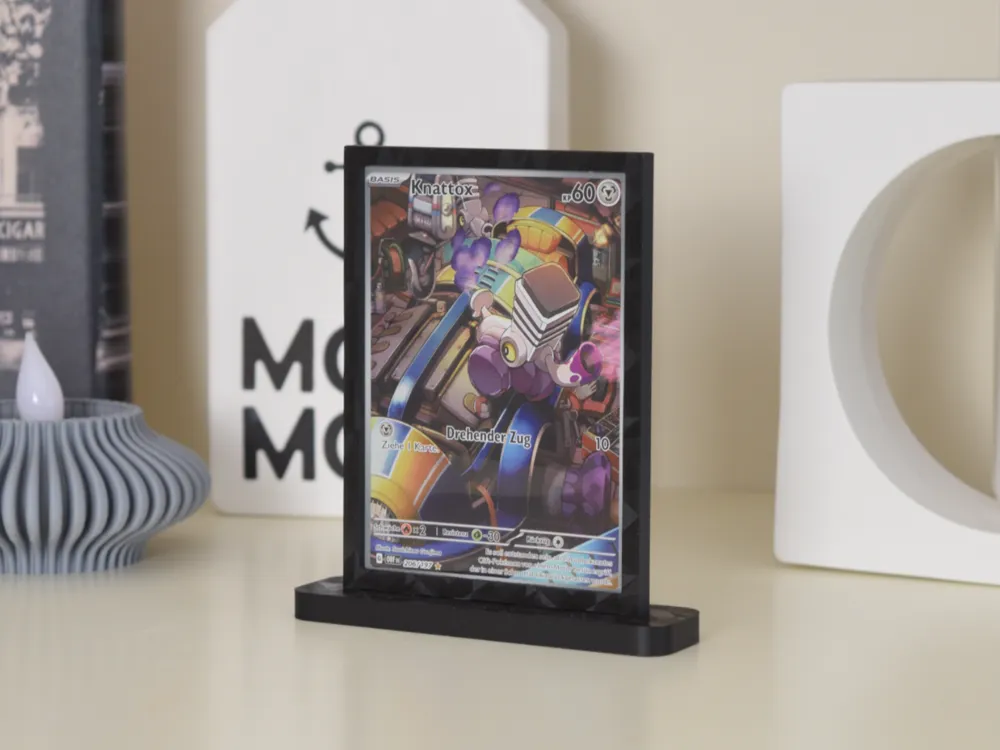 Pokemon Card Holder Card Stand TCG Display Stand by Oink - MakerWorld