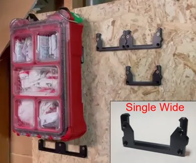 Packout Wall Mount (With Catch) by CanwegianMakerWorld: Download Free ...