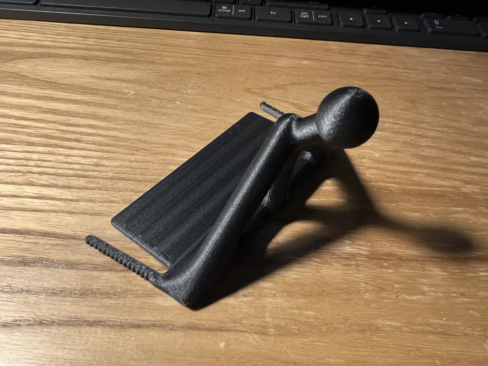 CD slot phone holder ball mount - Free 3D Print Model - MakerWorld