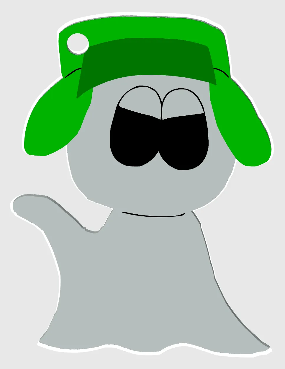 Ghost Kyle Keychain by johnjacky87 - MakerWorld