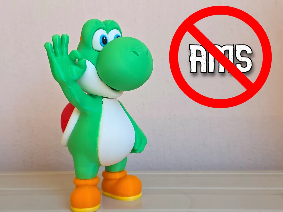YOSHI SUPER MARIO / NO AMS by model lover MakerWorld: Download Free 3D ...