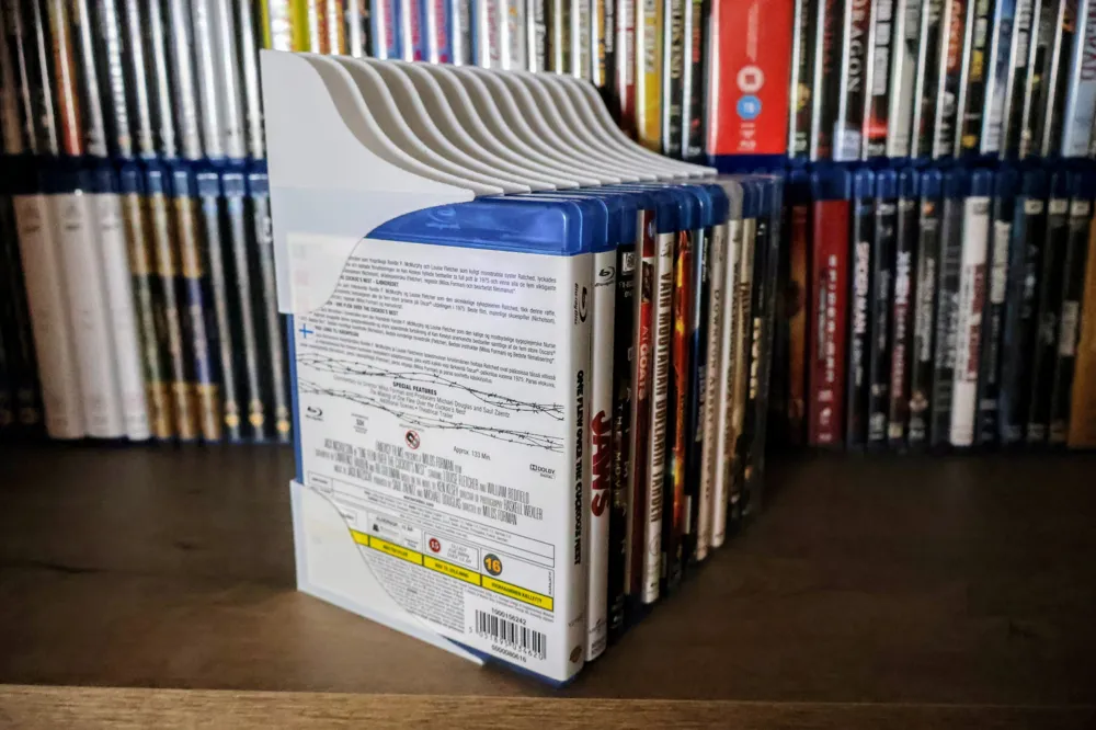 Slim Blu-Ray rack by Lappari - MakerWorld