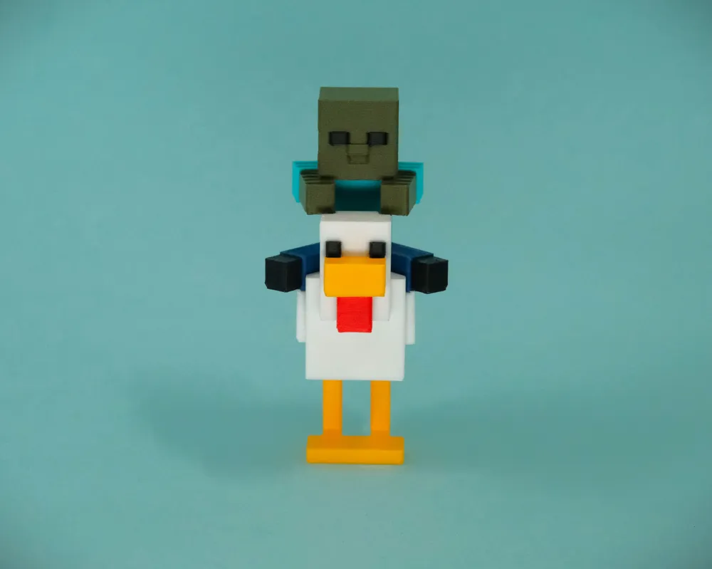 Minecraft - Chicken Jockey by Sakul MakerWorld: Download Free 3D Models