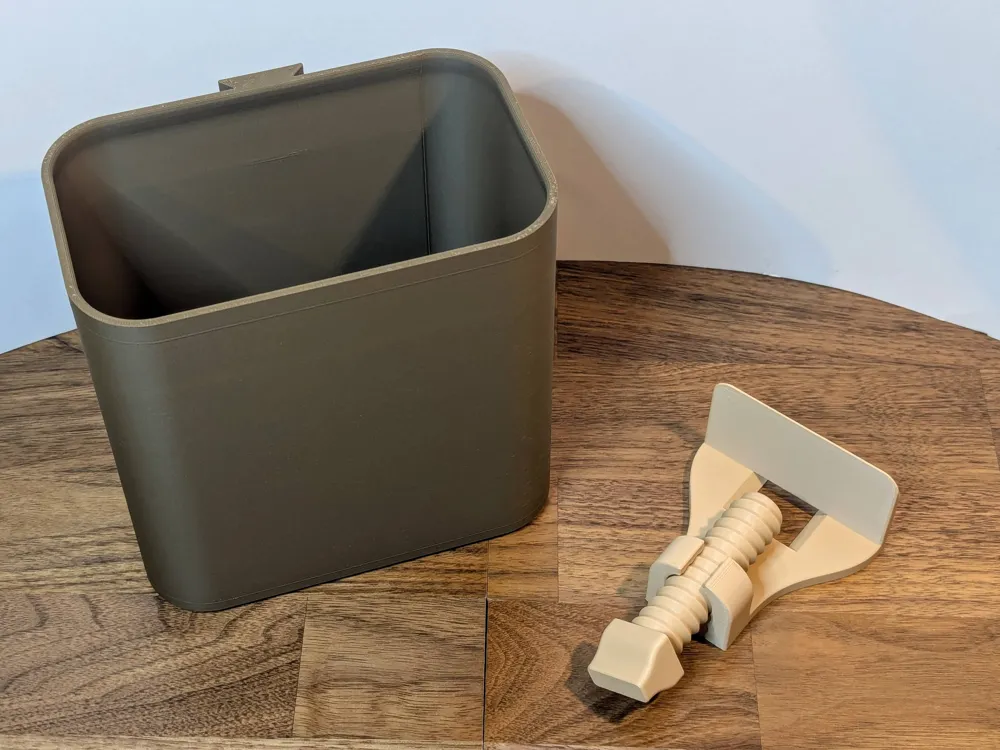 Desk Trash Bin - Free 3D Print Model - MakerWorld