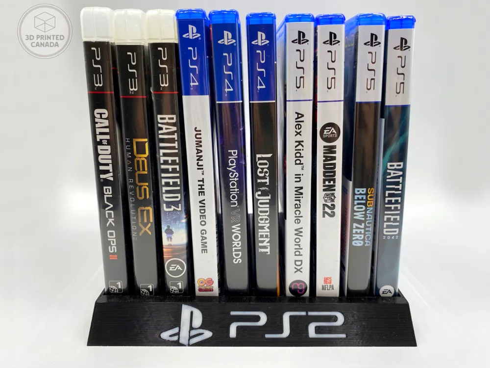 PS2 PLAYSTATION GAME HOLDER DISC CASE by 3dprintsssss - MakerWorld