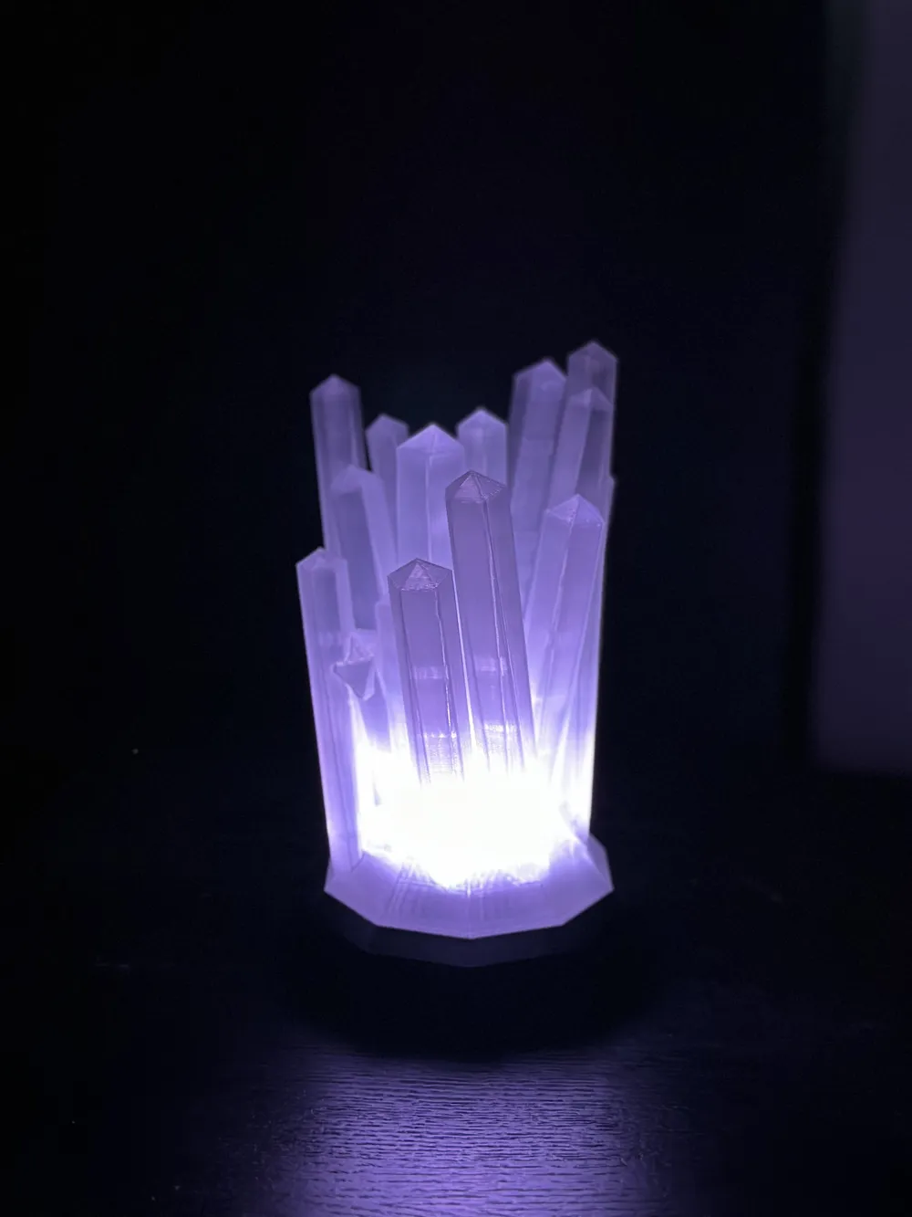 Crystal lamp LED Kit 001/Battery powered by Glenn MakerWorld: Download ...
