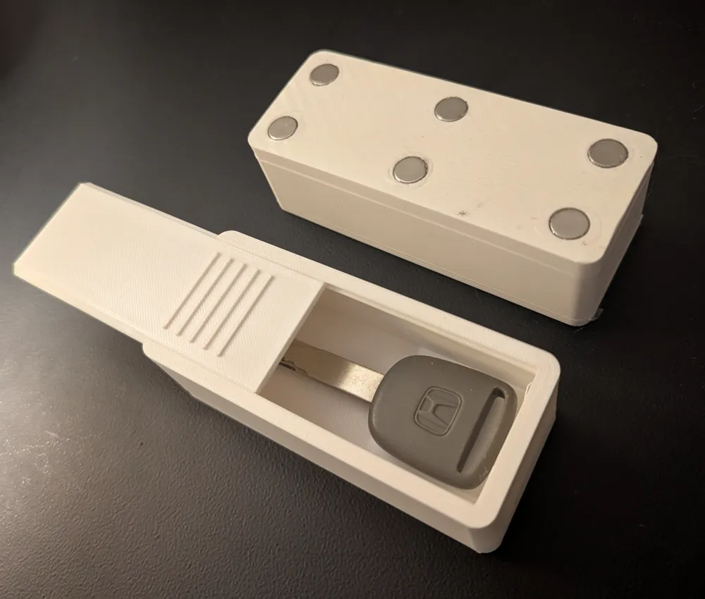 Magnetic Hide-A-Key Box - Never lose your keys! by 415Labs - MakerWorld