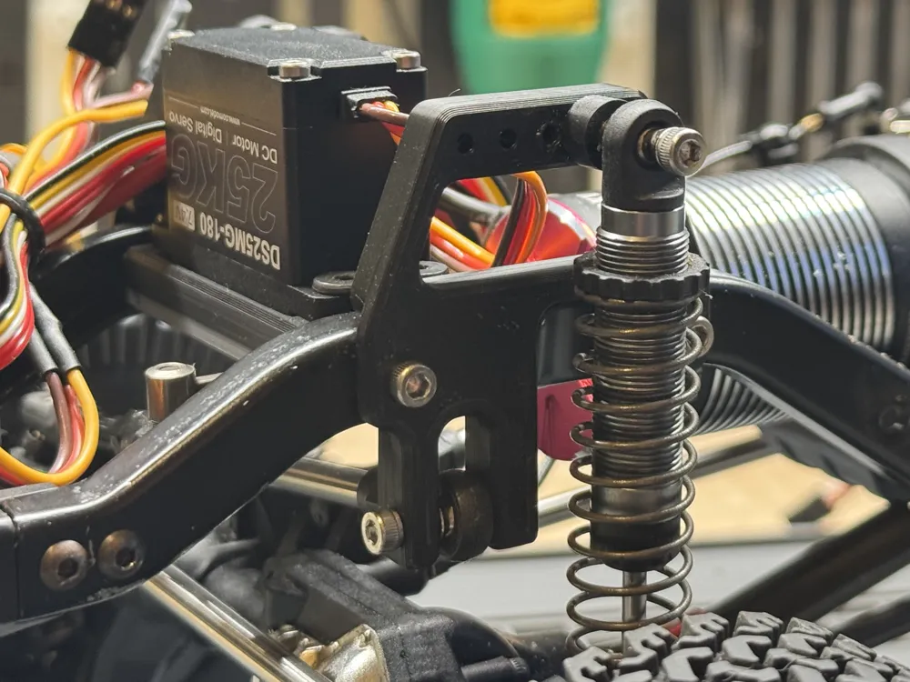 Trx4 shock tower/mount by mapache MakerWorld: Download Free 3D Models