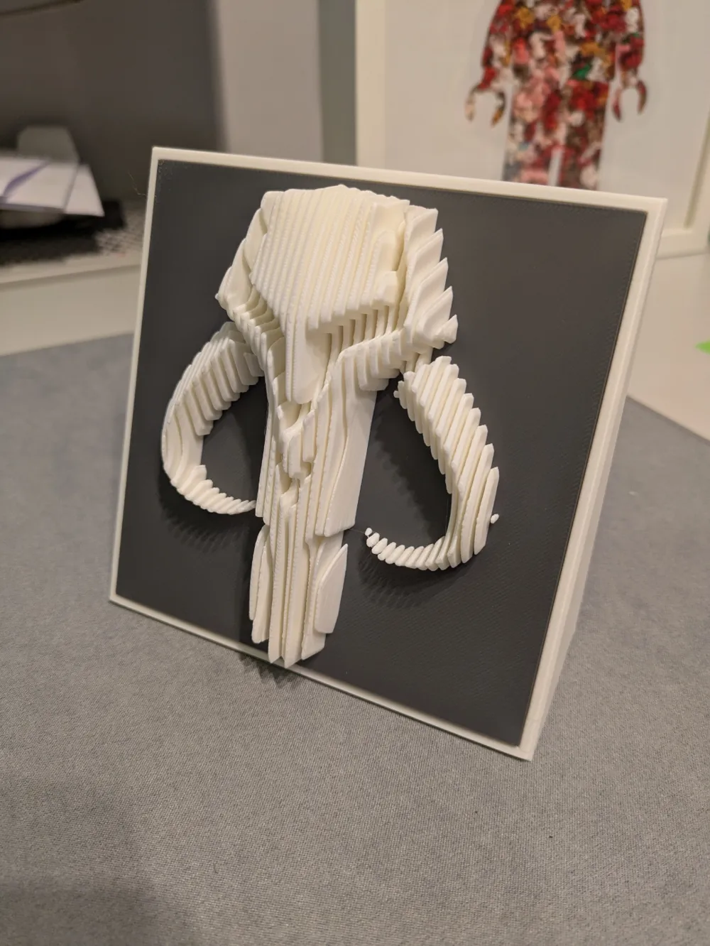 Mythosaur Sigil - Layered Sculpture by 3dprintedartuk - MakerWorld