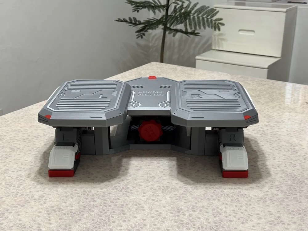 Mecha style office footrest with matching phone/tablet/iPad stand for ...