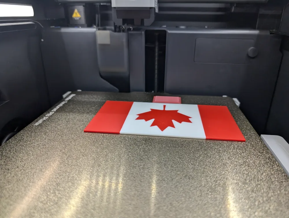 Canadian Flag / Plate by Sage Prints and DesignMakerWorld: Download ...