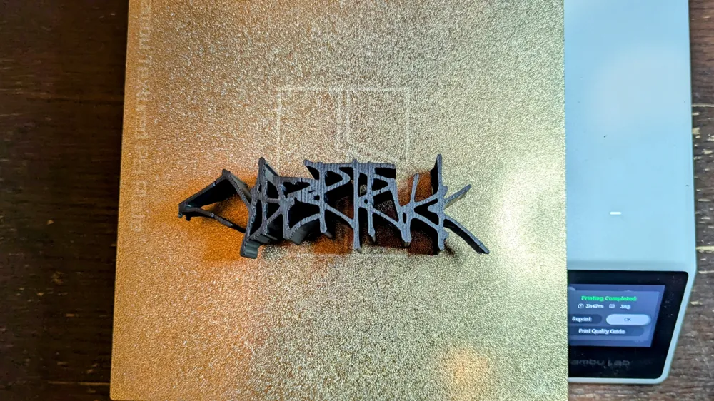 Cybertruck Dual-Angle Logo Block by Elijah MakerWorld: Download Free 3D ...