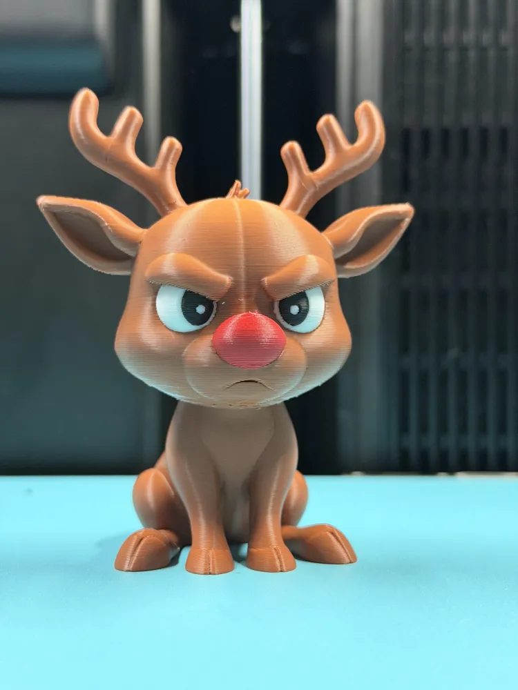 Grumpy Rudolph Reindeer – Christmas Cancelled - Free 3D Print Model ...