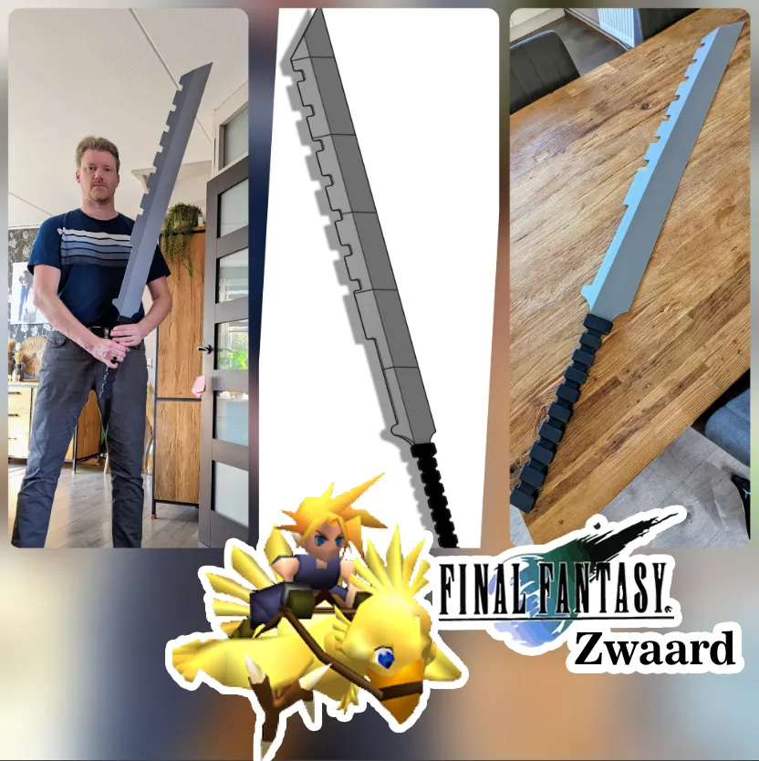 Final Fantasy - 3rd sword - Fusion Sword by barcode3d - MakerWorld