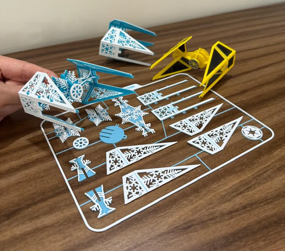 Tie Interceptor snow flake kit card by angrelou MakerWorld: Download ...