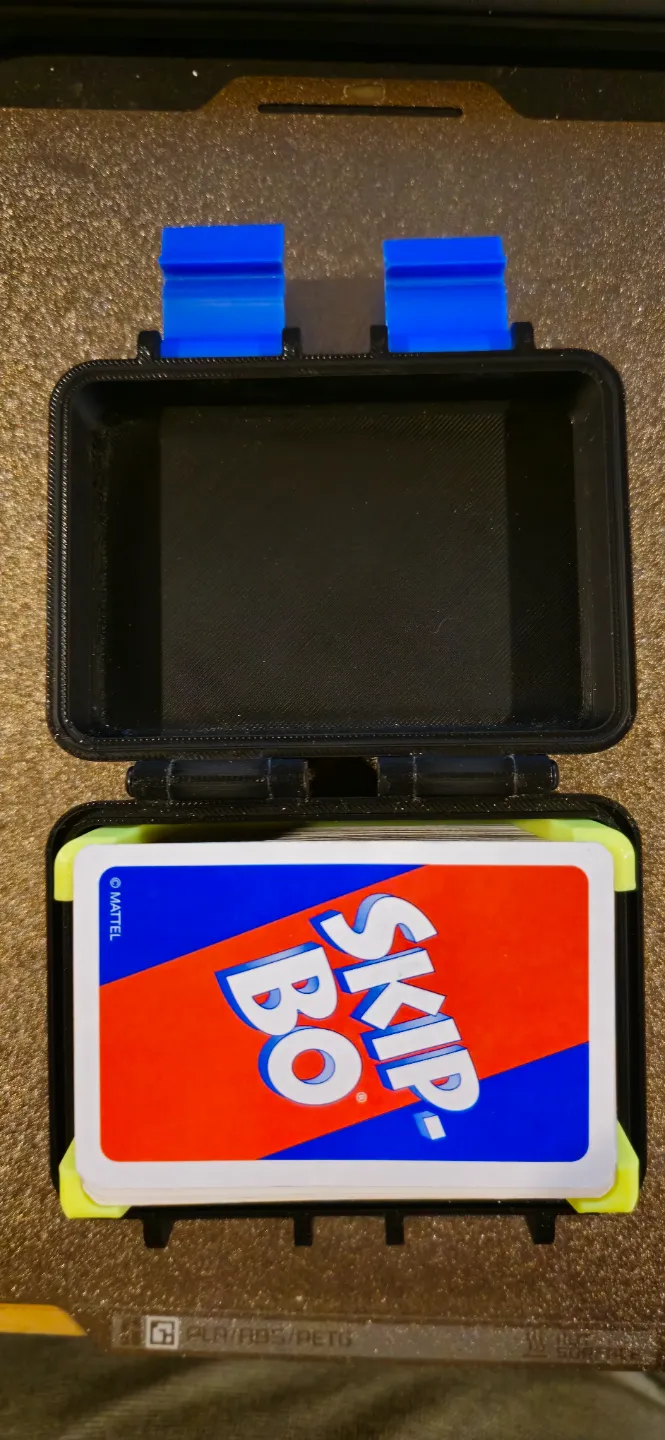 Skip-Bo Rugged Card Box - Free 3D Print Model - MakerWorld