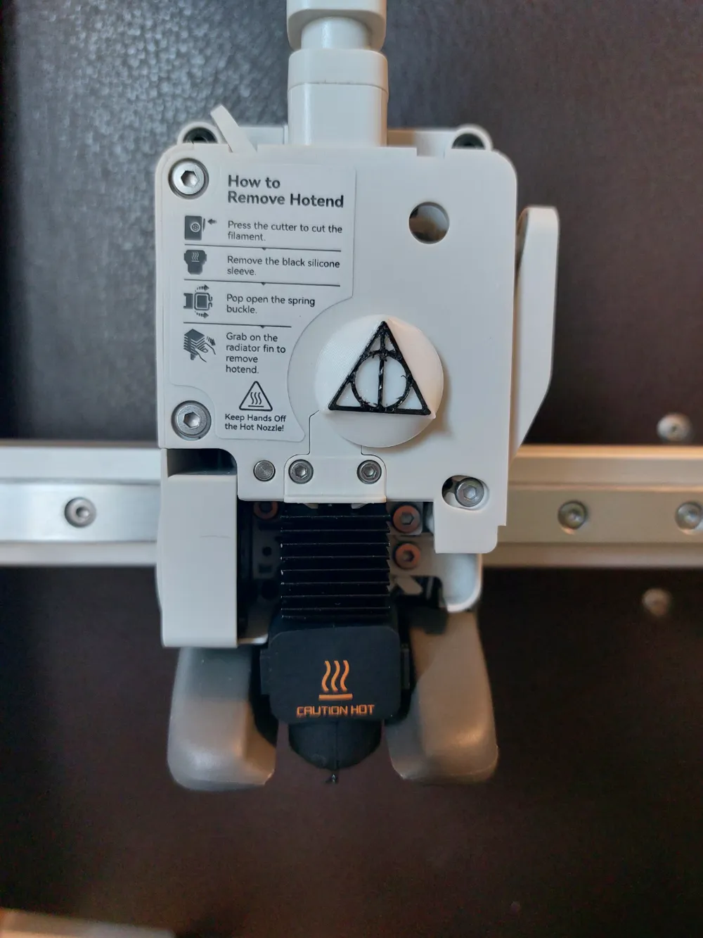 A1 Extruder wheel/gear Harry Potter DeathlyHallows by dark_phoenix - MakerWorld